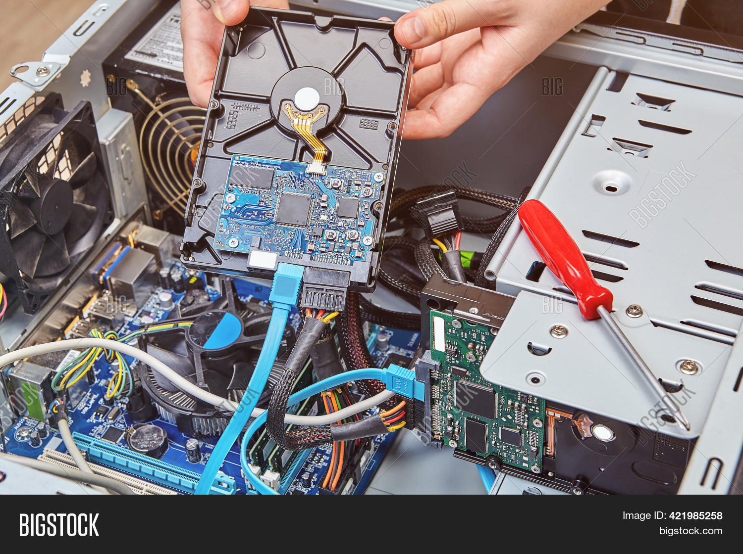 Connecting Hard Drive Image & Photo (Free Trial) | Bigstock
