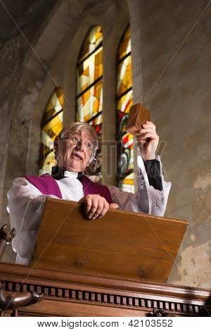 Priest Preaching Image & Photo (Free Trial) | Bigstock