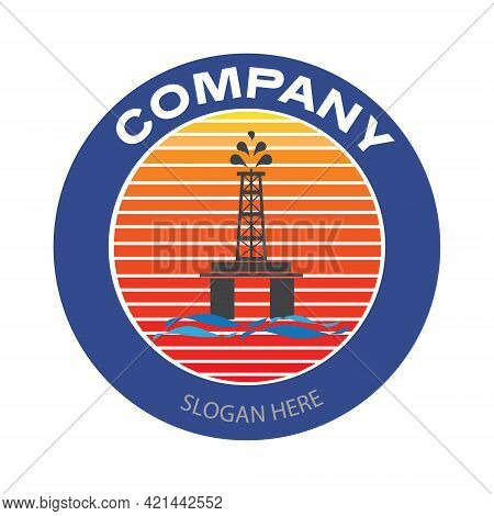 Drilling Rig Company Vector & Photo (Free Trial) | Bigstock