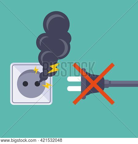 Do Not Plug Vector & Photo (Free Trial) | Bigstock