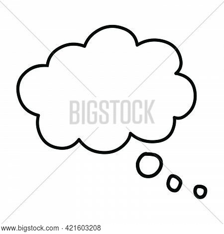 Thinking Cloud Vector Vector & Photo (Free Trial) | Bigstock