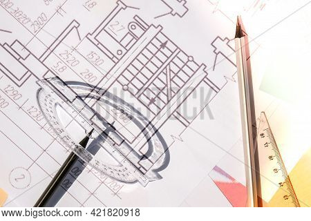 Pencil Protractor. Image & Photo (Free Trial) | Bigstock