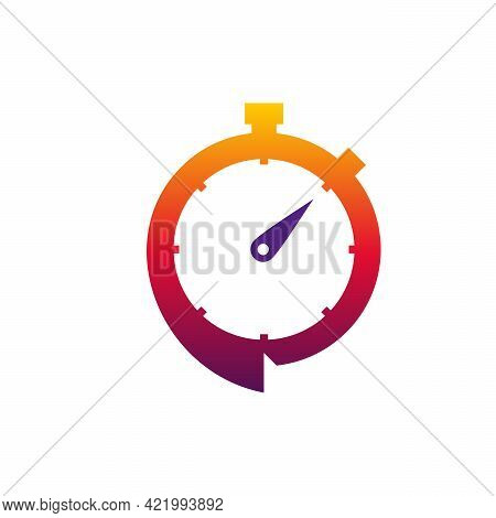 Talk Time Logo Designs Concept Vector, Discuss Clock Logo Template ...