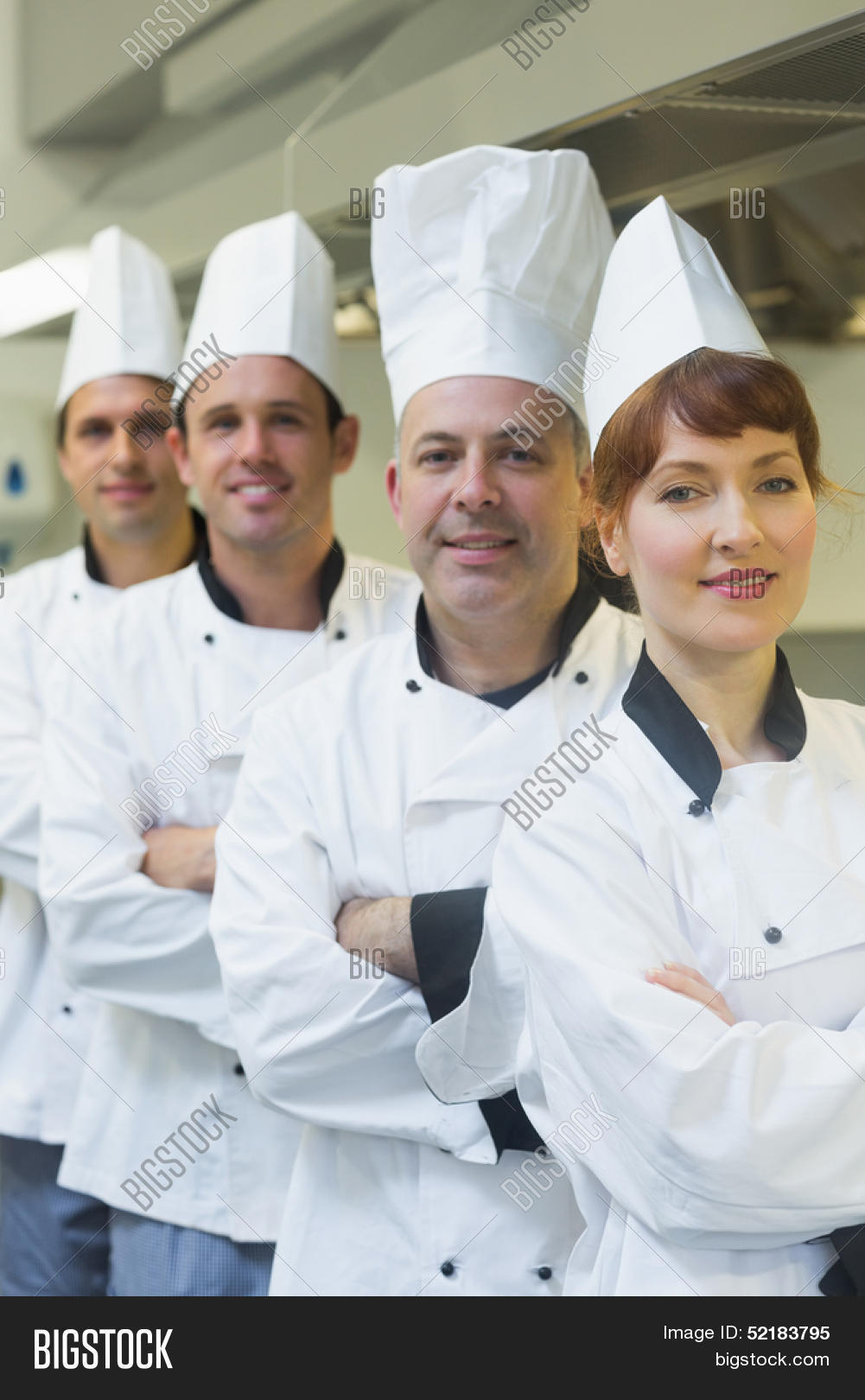Four Happy Chefs Image & Photo (Free Trial) | Bigstock