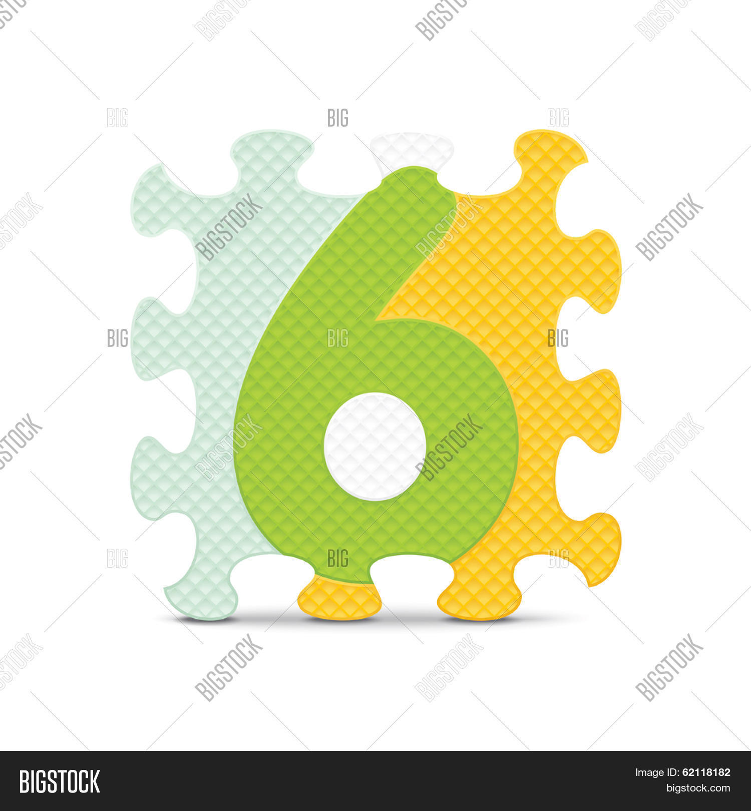Number 6 Written Vector & Photo (Free Trial) | Bigstock
