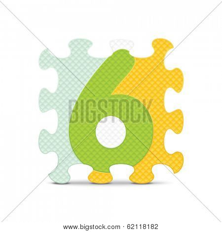 Number 6 Written Vector & Photo (Free Trial) | Bigstock
