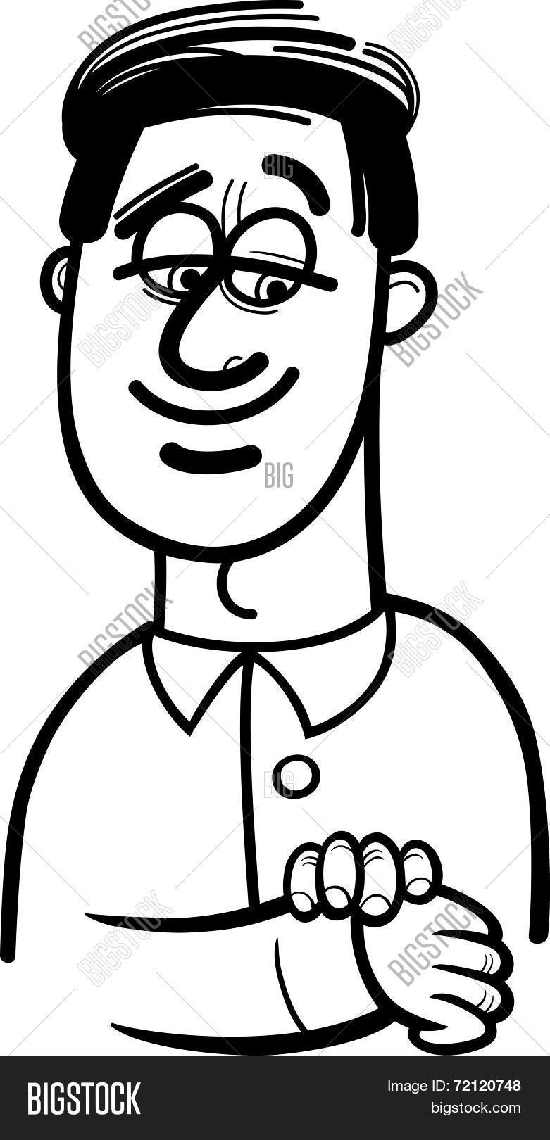 Happy Man Cartoon Vector & Photo (Free Trial) | Bigstock