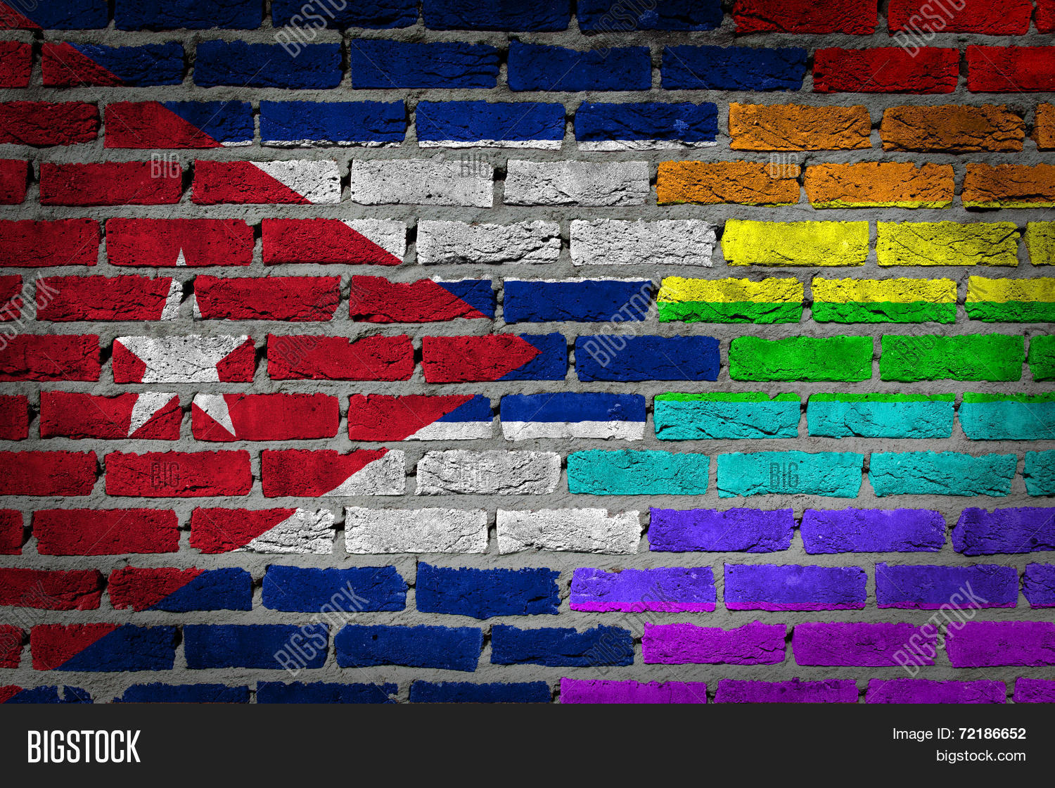 Dark Brick Wall - Lgbt Image & Photo (Free Trial) | Bigstock