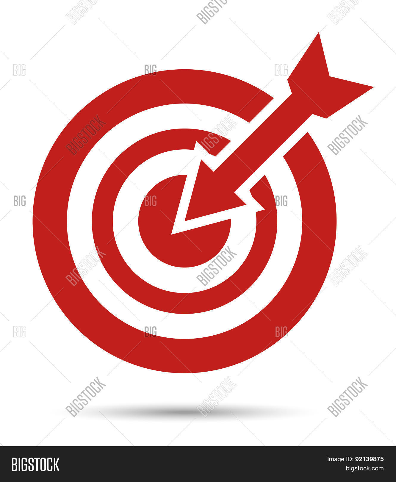 Target Icon Vector & Photo (Free Trial) | Bigstock