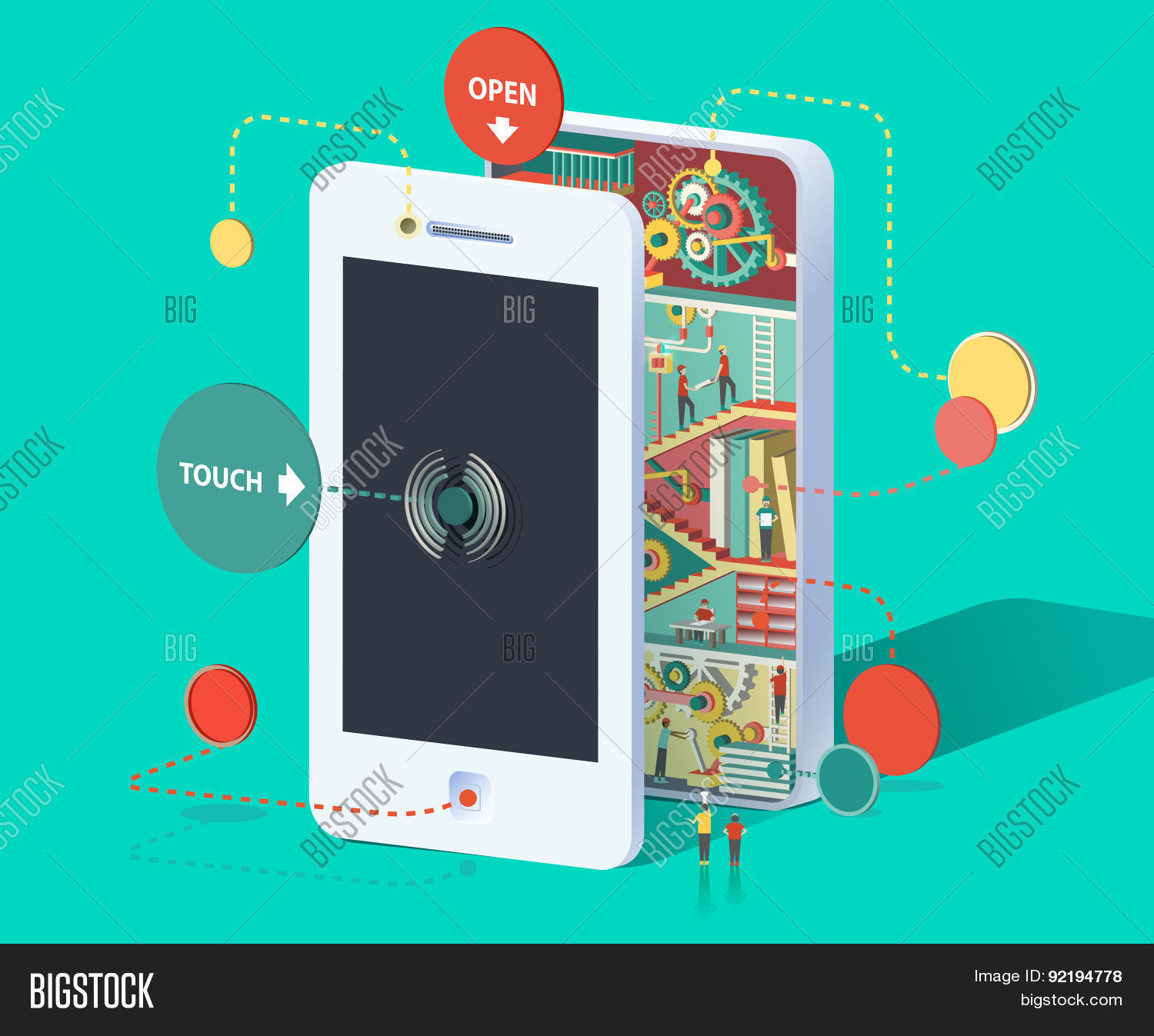Huge Smartphone Vector & Photo (Free Trial) | Bigstock