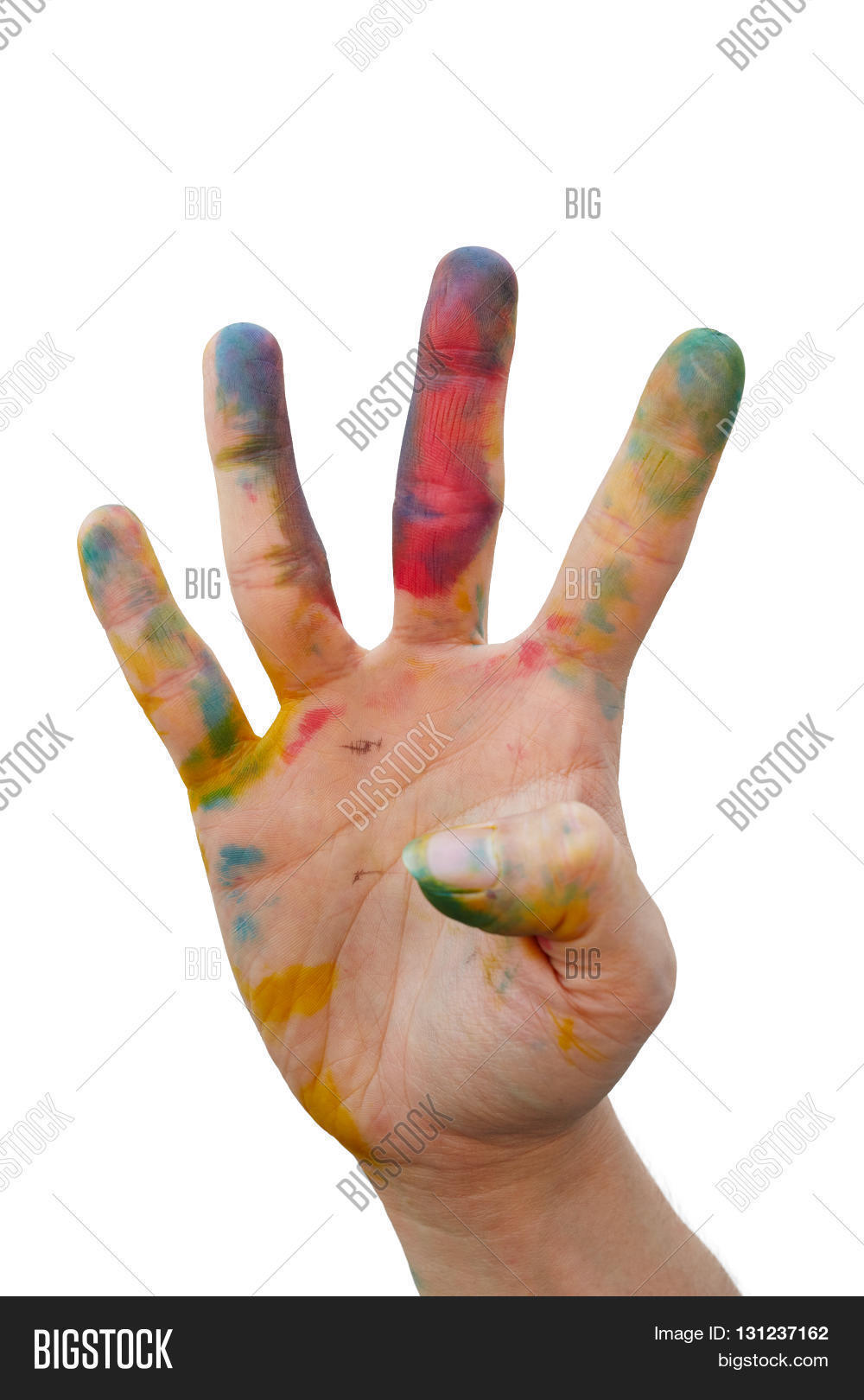 Messy Hand Colourful Image & Photo (Free Trial) | Bigstock