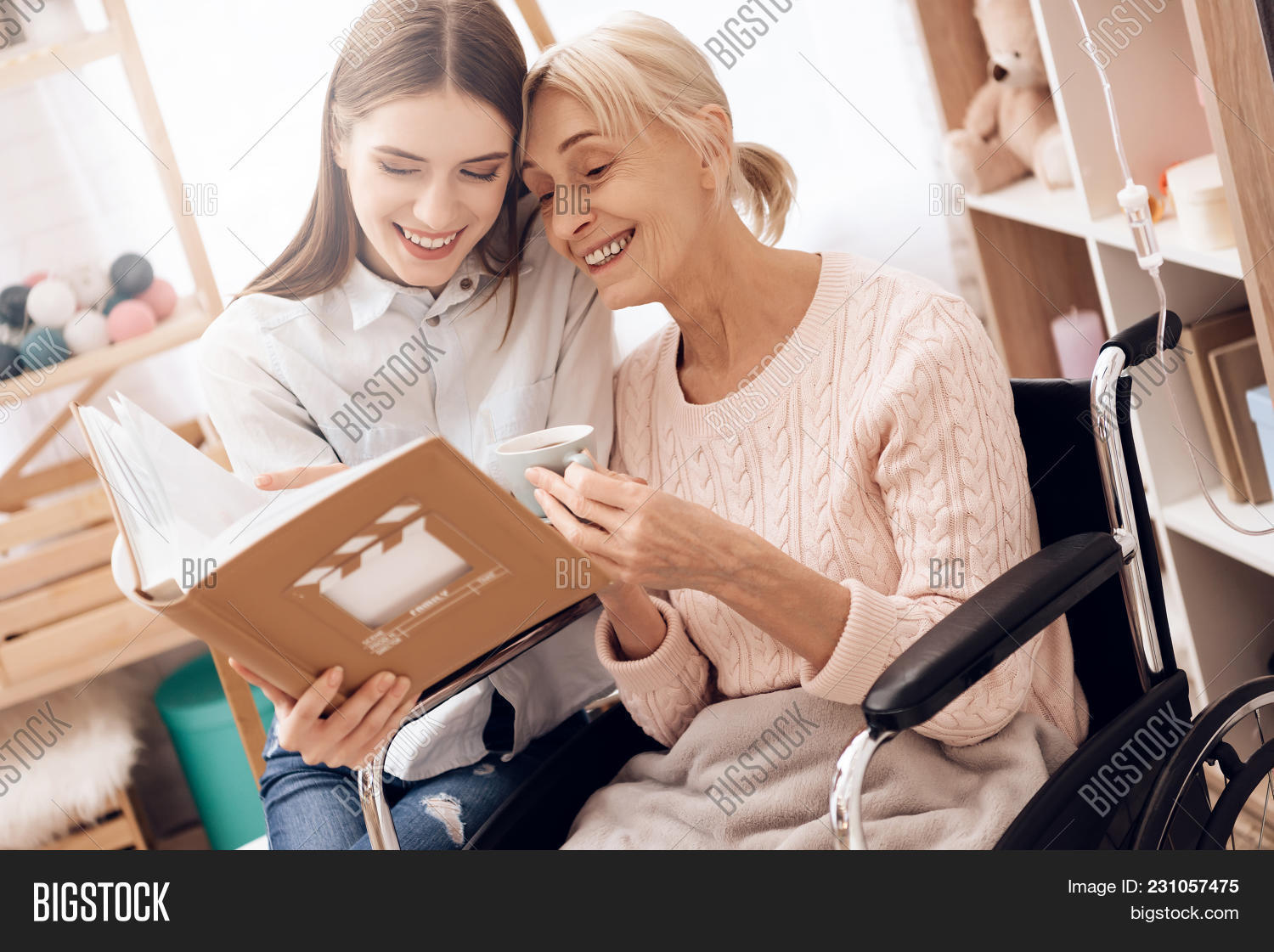 Girl Caring Elderly Image & Photo (Free Trial) | Bigstock