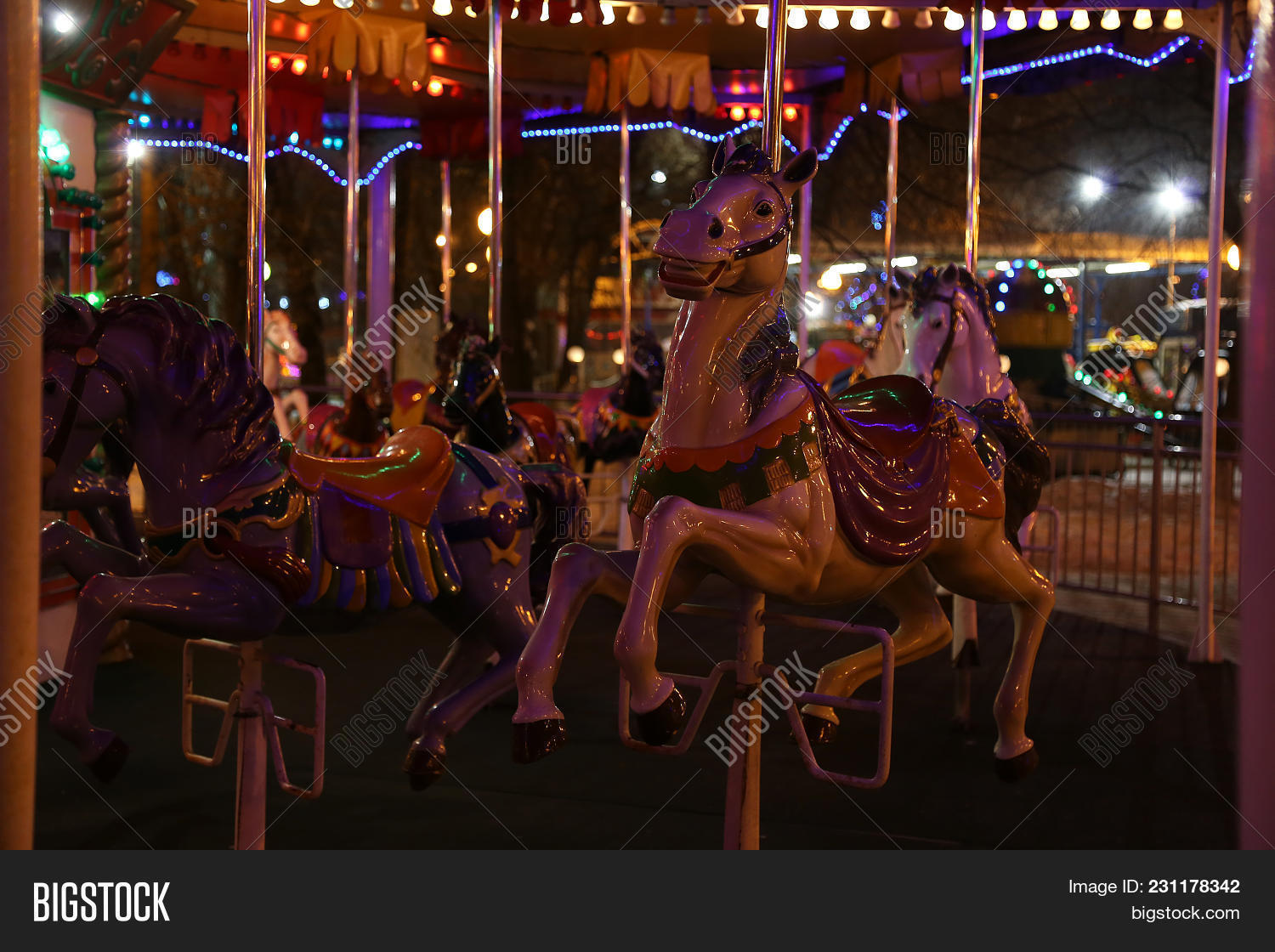 Old French Carousel Image & Photo (Free Trial) | Bigstock