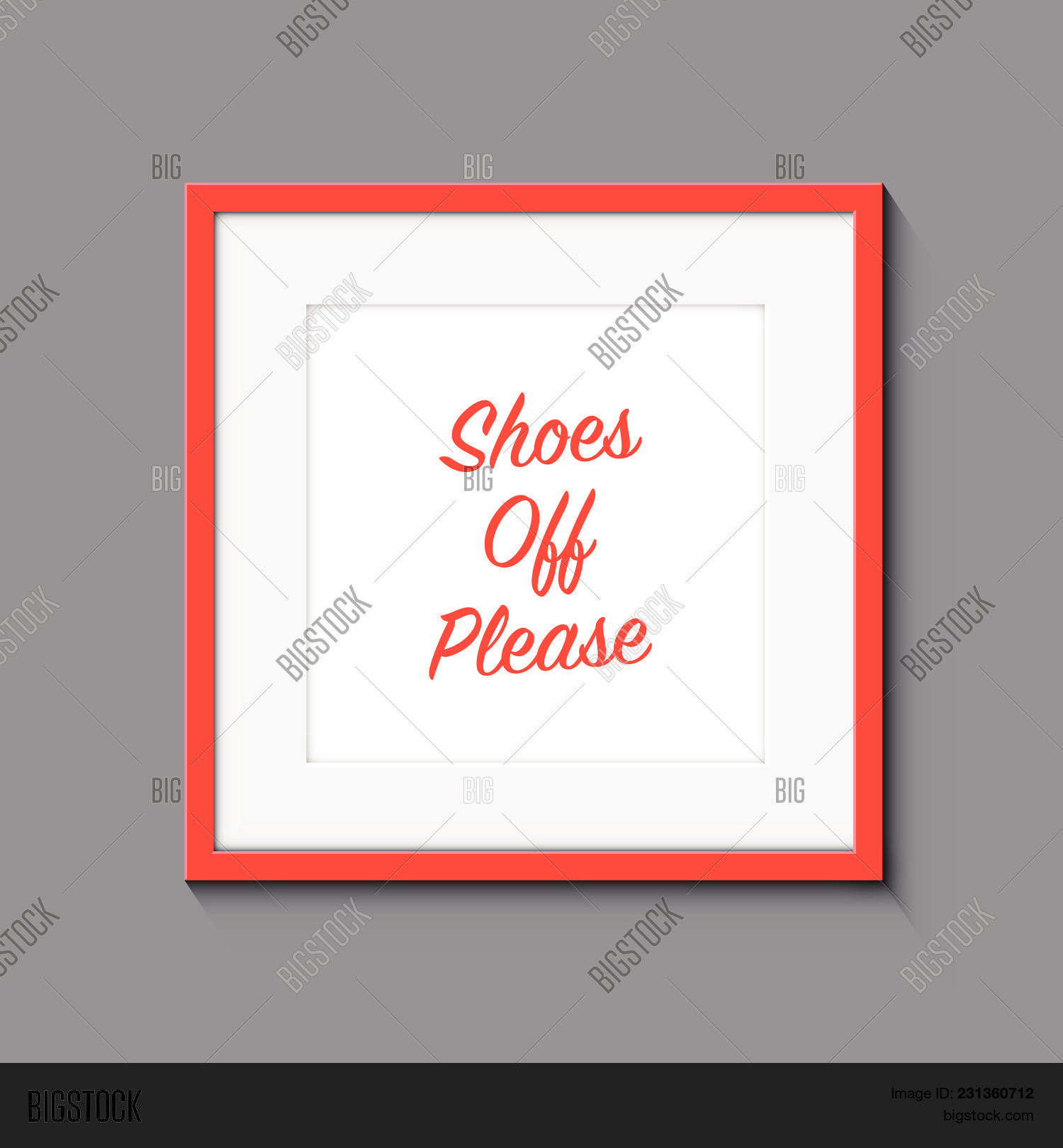 Shoes Off Poster Vector & Photo (Free Trial) | Bigstock