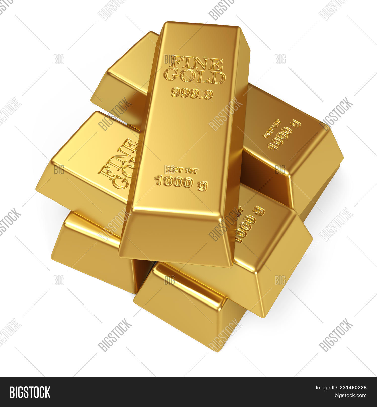 Stack Gold Bars Image & Photo (Free Trial) | Bigstock