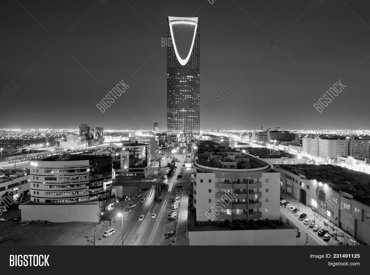 Riyadh Skyline At Night