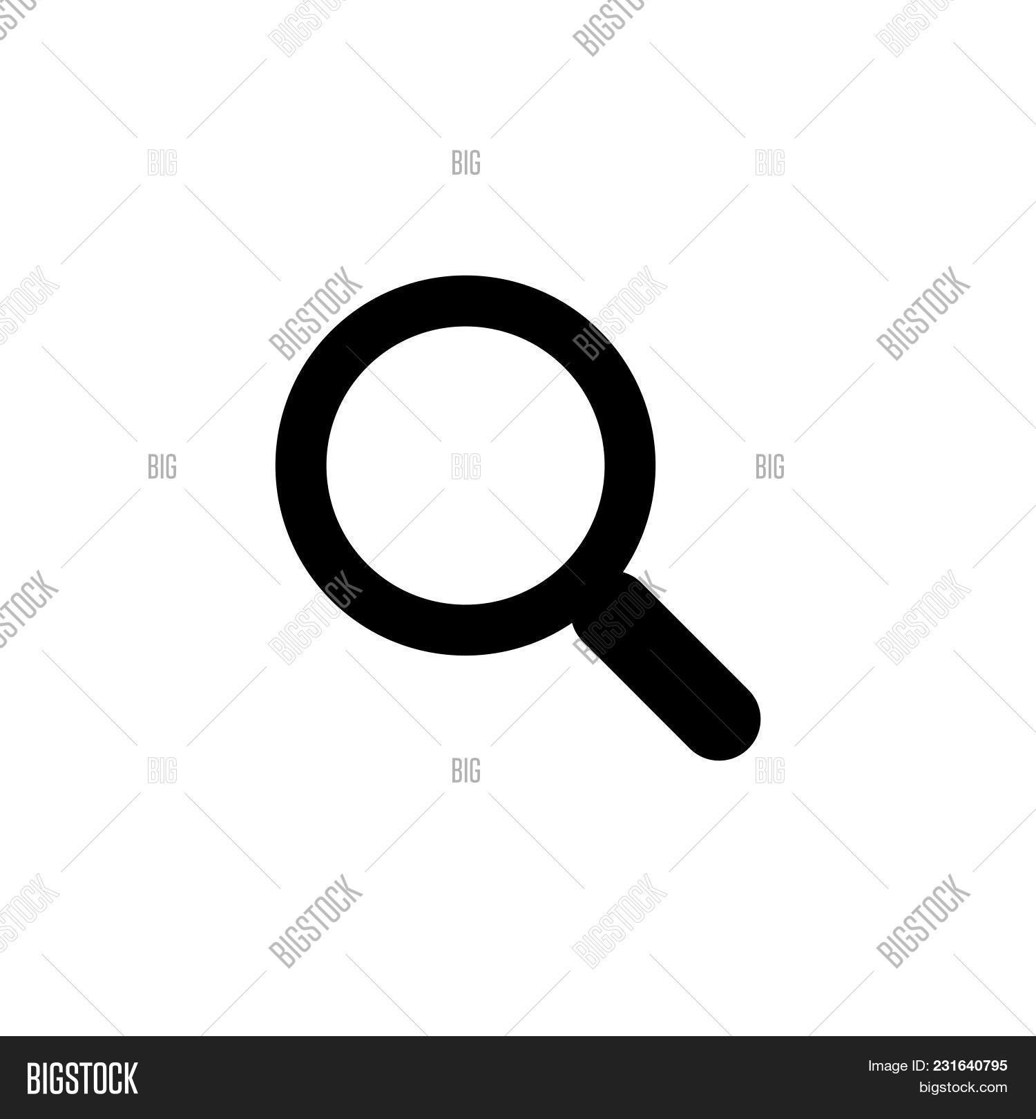 Search Icon Isolated Vector & Photo (Free Trial) | Bigstock