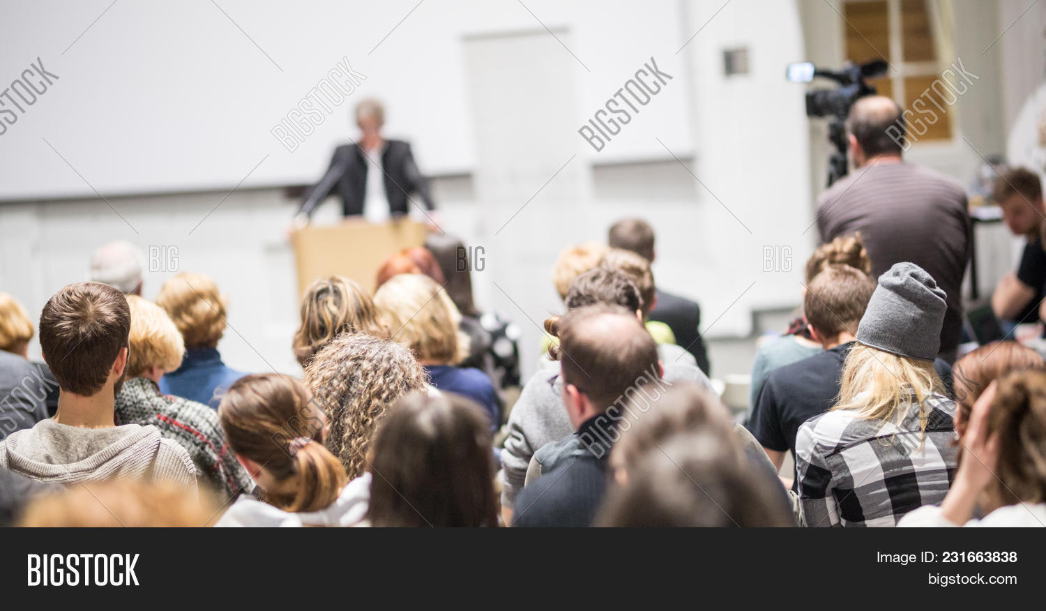 Speaker Giving Talk Image & Photo (Free Trial) | Bigstock