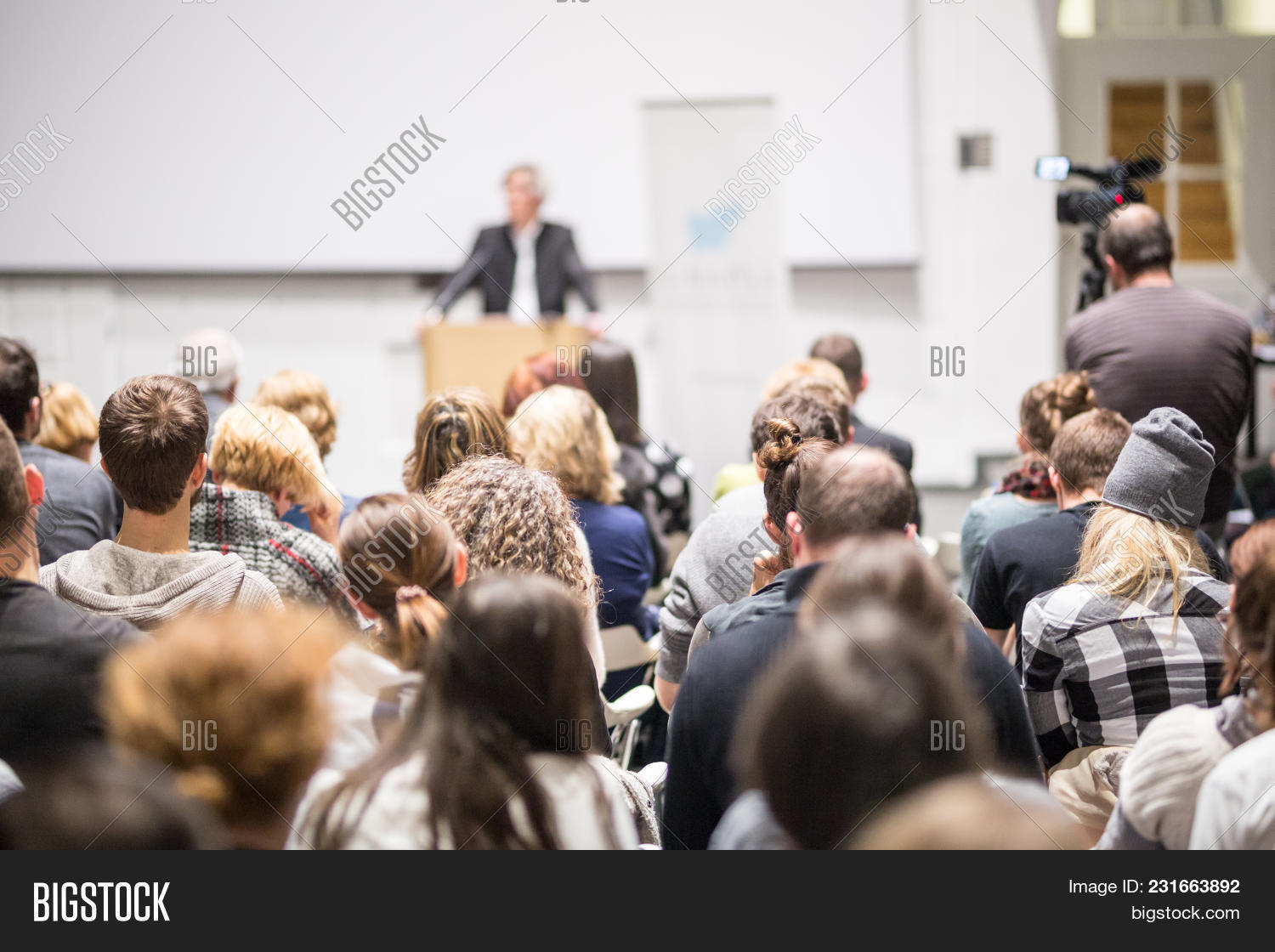Speaker Giving Talk Image & Photo (Free Trial) | Bigstock