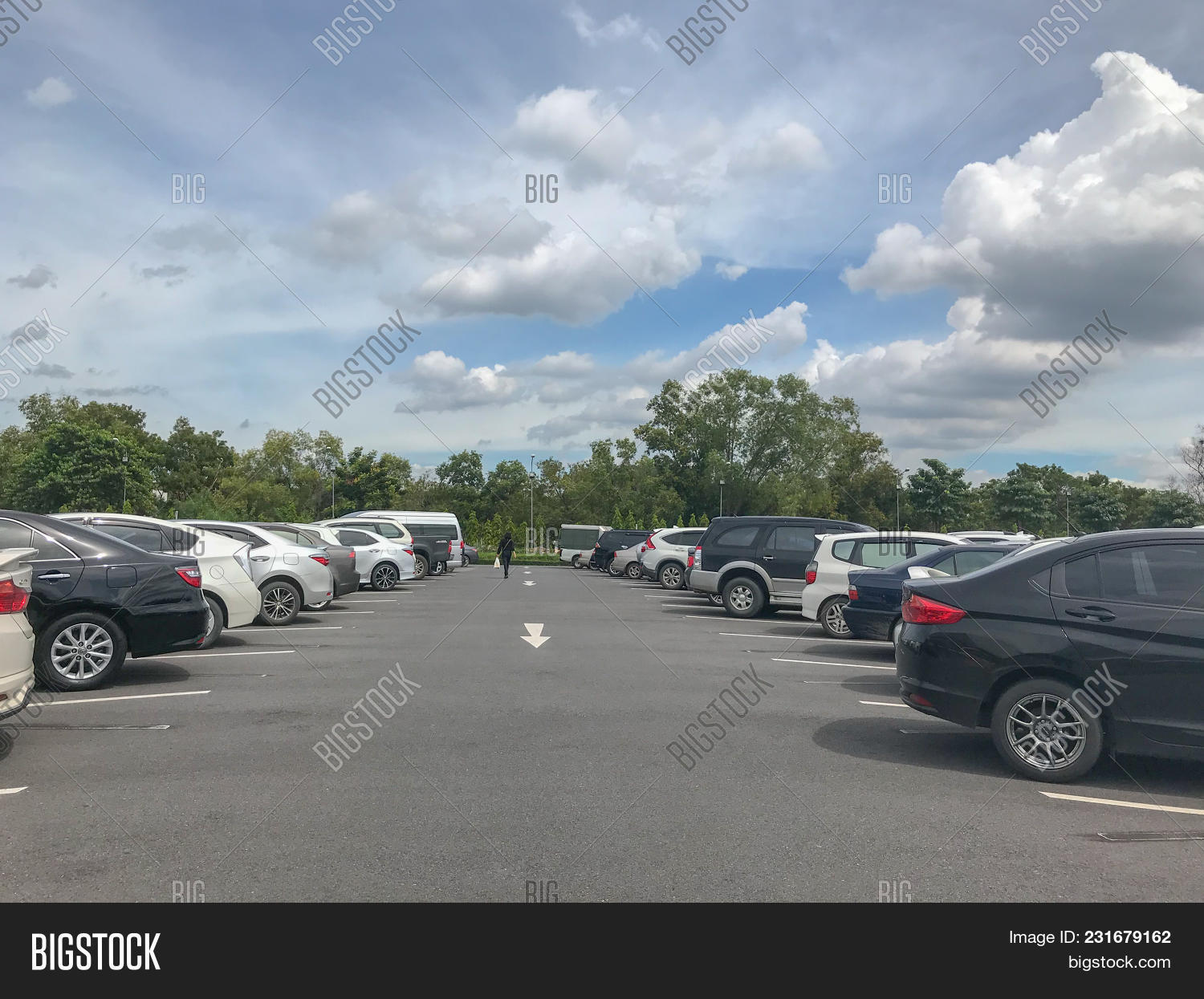 Outdoor Car Parking On Image & Photo (Free Trial) | Bigstock