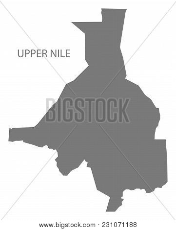 Upper Nile Map South Image & Photo (Free Trial) | Bigstock