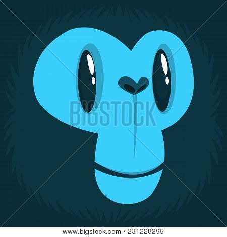 Cartoon Monkey Face Vector & Photo (Free Trial) | Bigstock