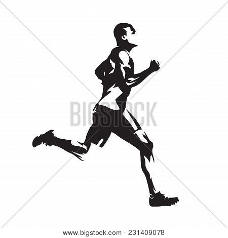 Side View Of Man Running Images, Illustrations & Vectors (Free) - Bigstock