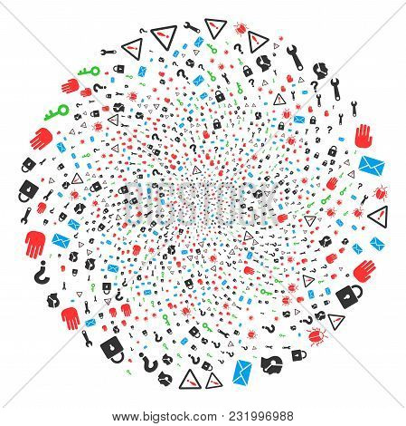 Secrecy Symbols Curl Vector & Photo (Free Trial) | Bigstock