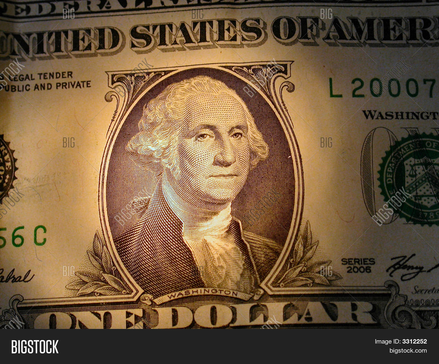 One Dollar Bill Light Image & Photo (Free Trial) | Bigstock