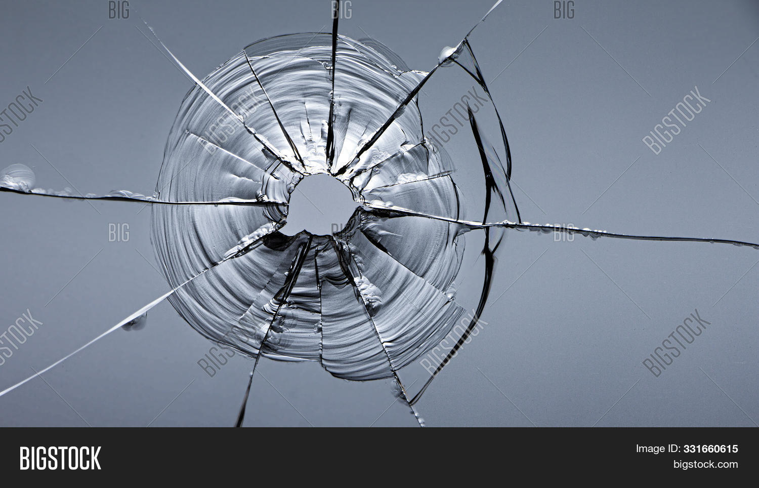 Glass Crack After Image & Photo (Free Trial) | Bigstock
