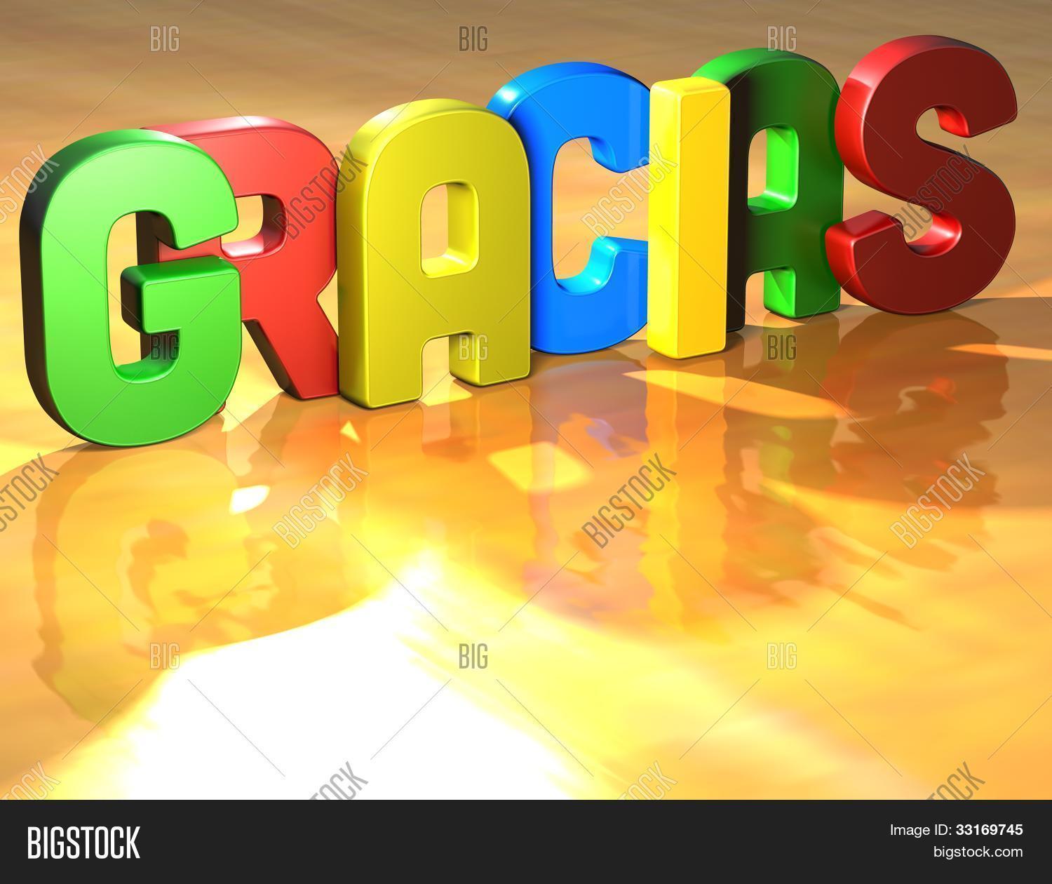 Word Gracias On Yellow Image & Photo (Free Trial) | Bigstock