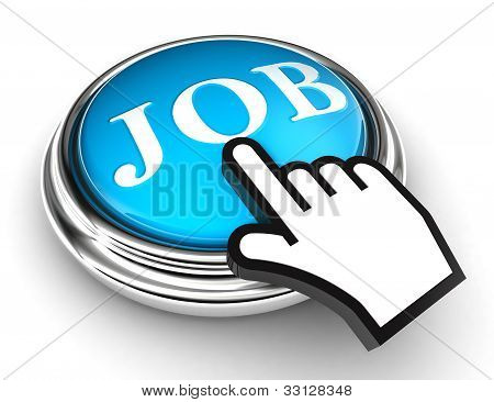 Job Blue Button Image & Photo (Free Trial) | Bigstock