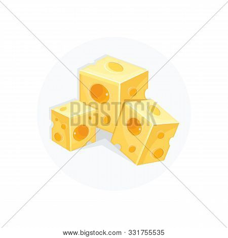 Square Pieces Cheese Vector & Photo (Free Trial) | Bigstock