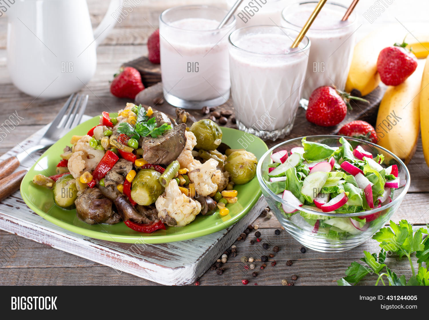 Three-course Set Menu Image & Photo (Free Trial) | Bigstock