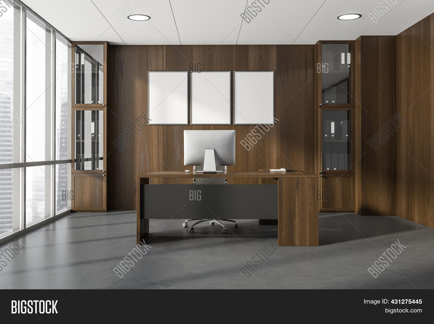 Dark Office Room Image & Photo (Free Trial) | Bigstock
