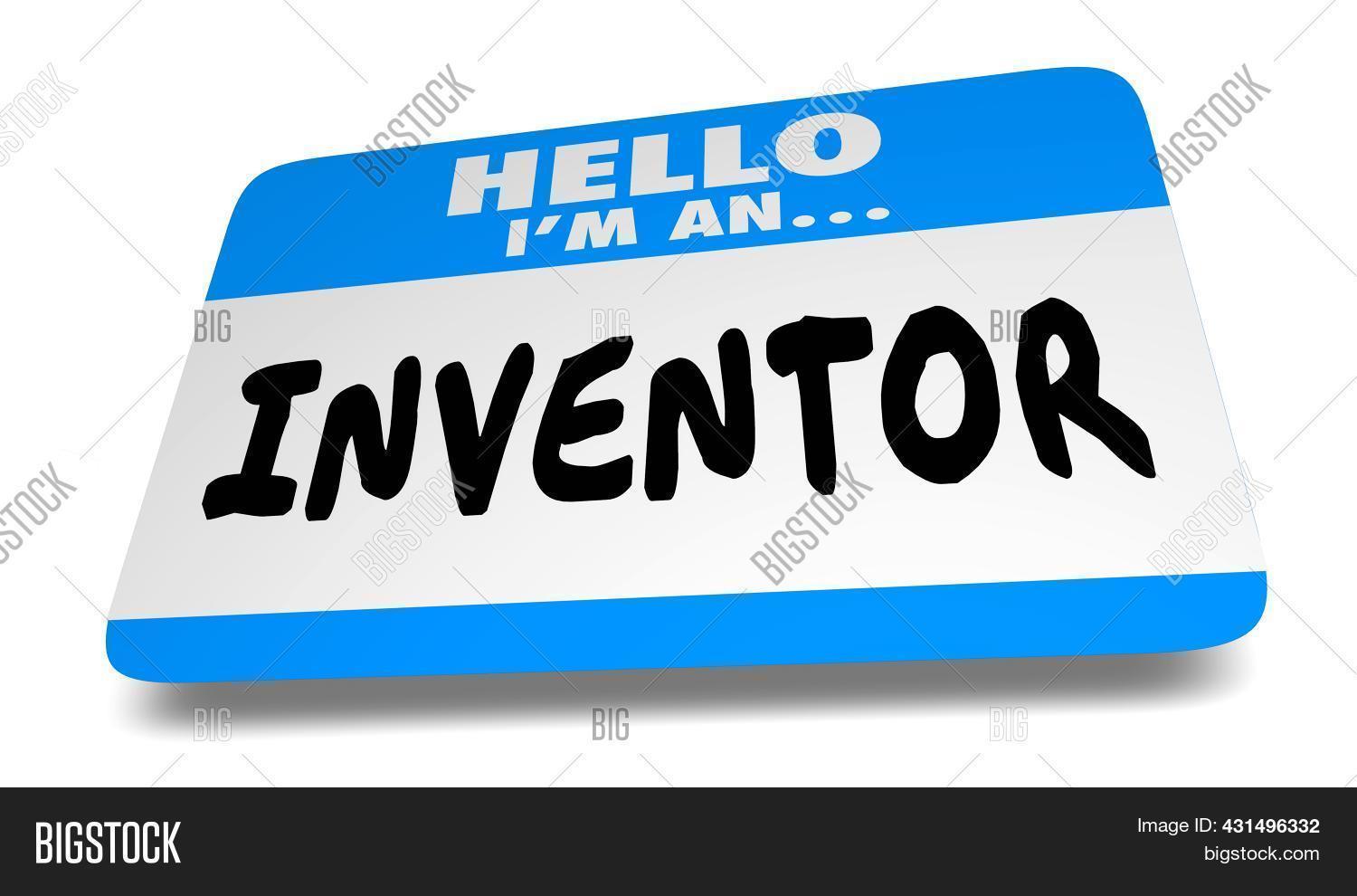 Inventor Name Tag New Image & Photo (Free Trial) | Bigstock