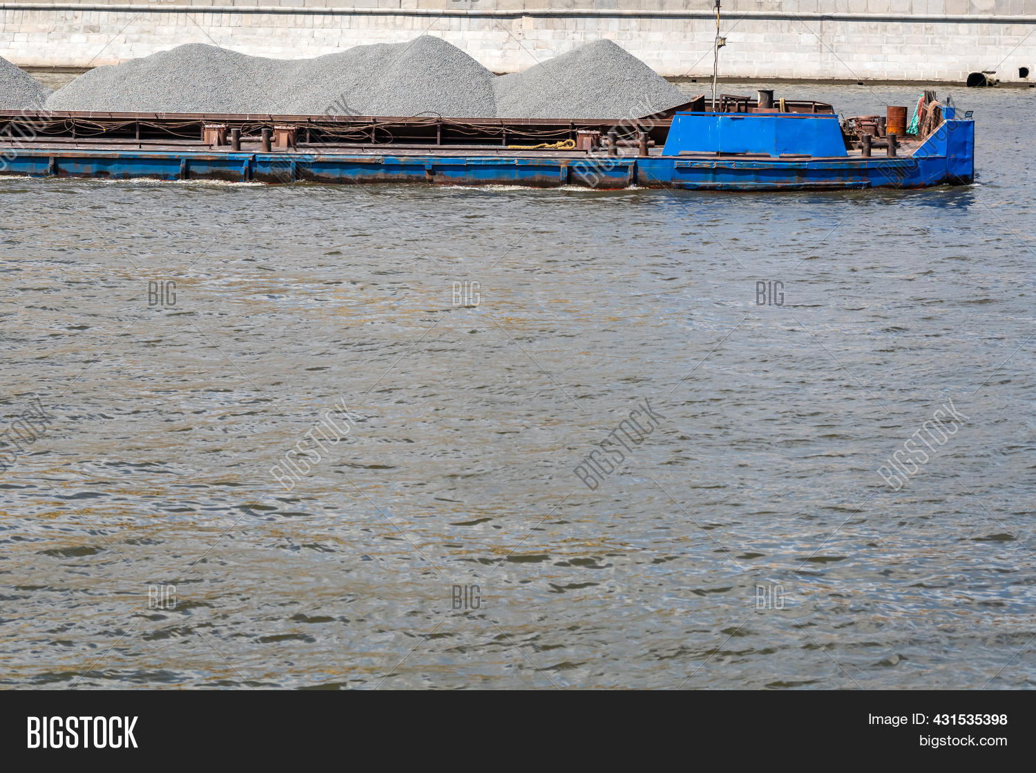 Barge Loaded Gray Image & Photo (Free Trial) | Bigstock