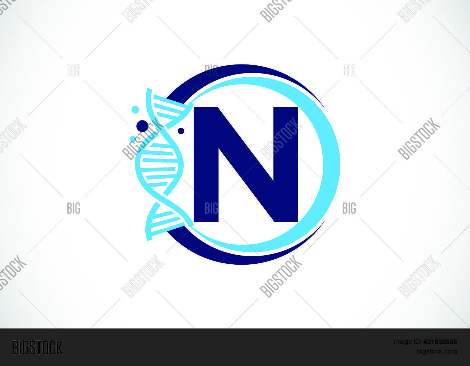 Initial N Monogram Vector & Photo (Free Trial) | Bigstock