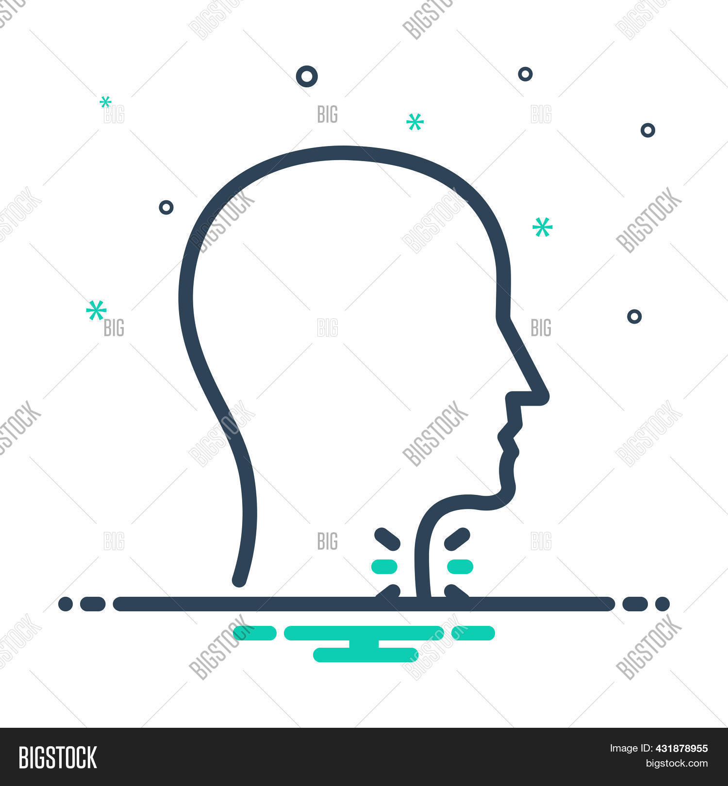 Mix Icon Throat Larynx Image & Photo (Free Trial) | Bigstock