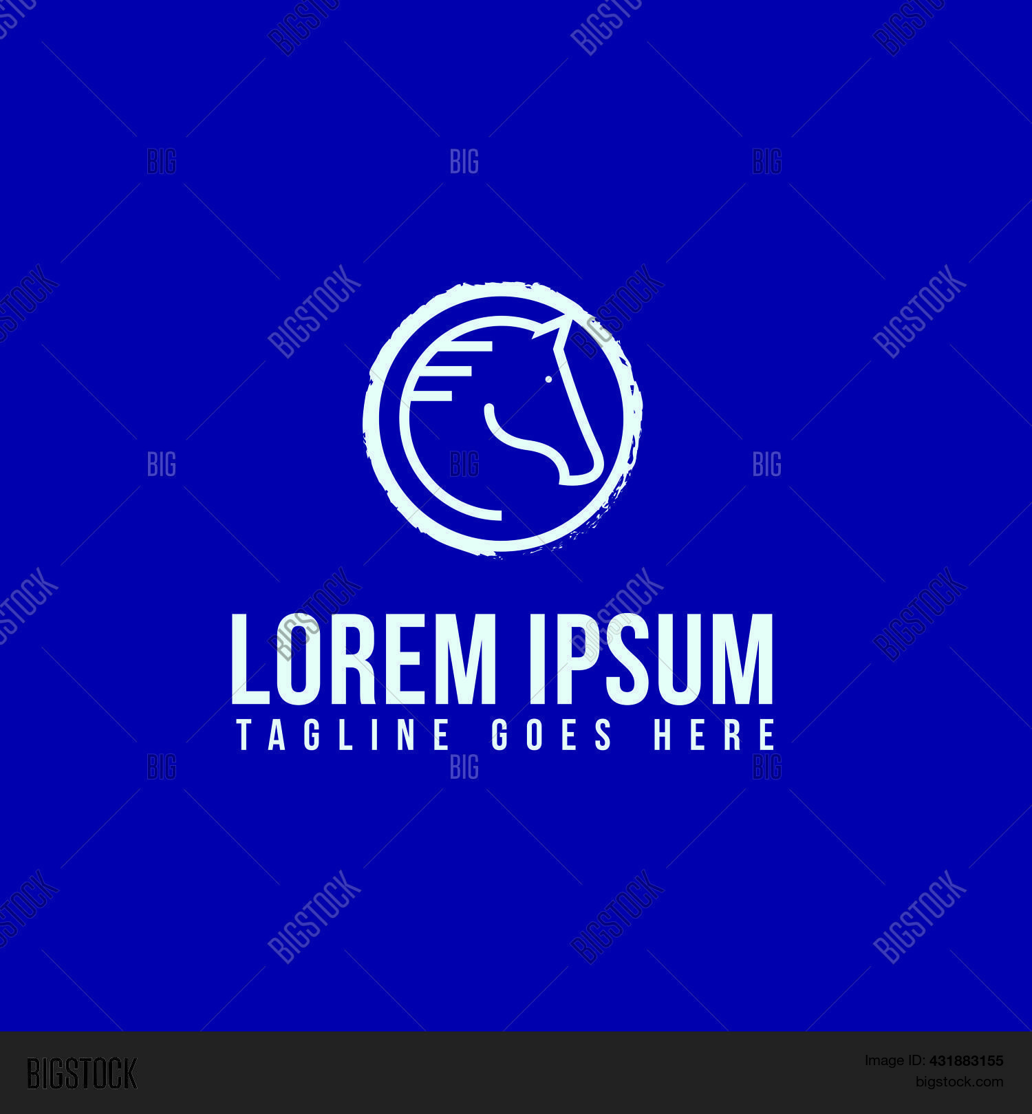 Stallion Horse Head Vector & Photo (Free Trial) | Bigstock