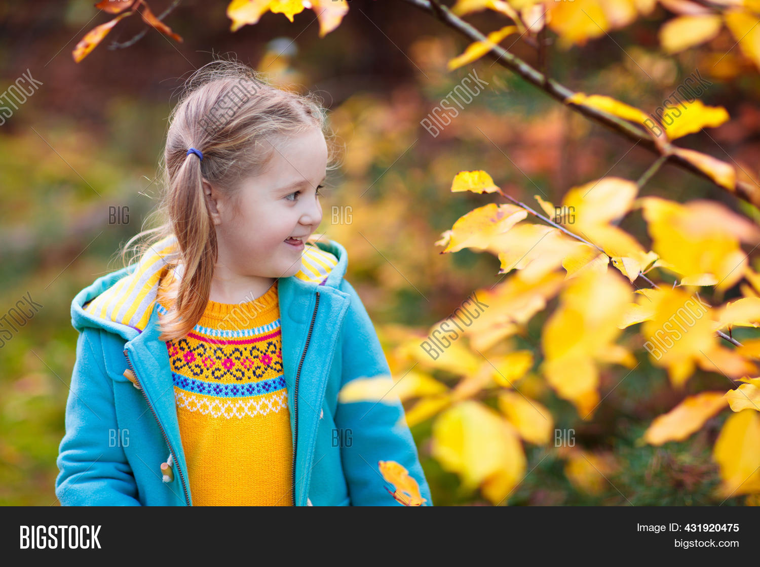 Kids Play Autumn Park Image & Photo (Free Trial) | Bigstock