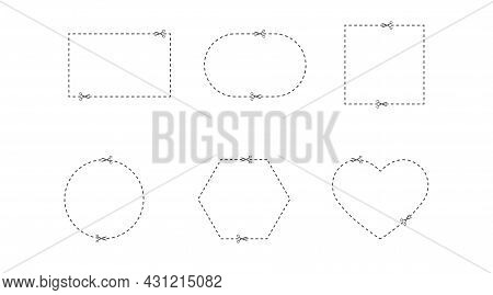 Set Cutting Lines Vector & Photo (Free Trial) | Bigstock