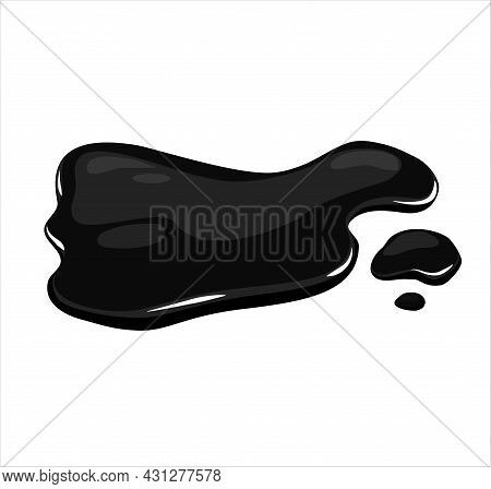 Black Oil Puddle On Vector & Photo (Free Trial) | Bigstock