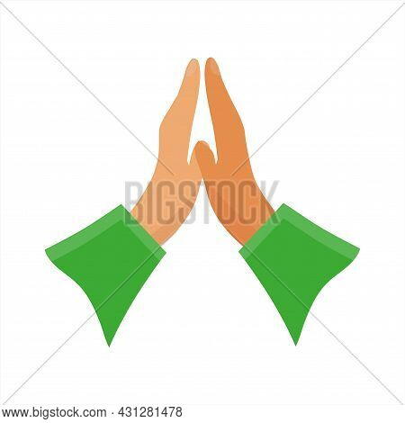 Hands Folded Together Vector & Photo (Free Trial) | Bigstock