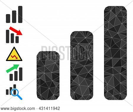 Triangle Bar Chart Vector & Photo (Free Trial) | Bigstock