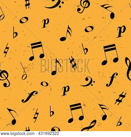Black Music Notes Vector & Photo (Free Trial) | Bigstock