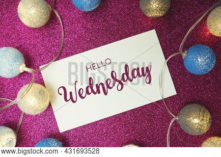 Happy Wednesday Glitter