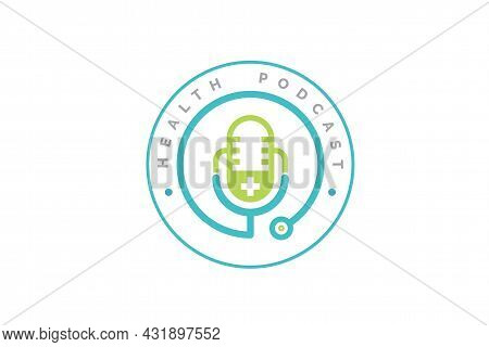 Medical Podcast Logo Vector & Photo (Free Trial) | Bigstock