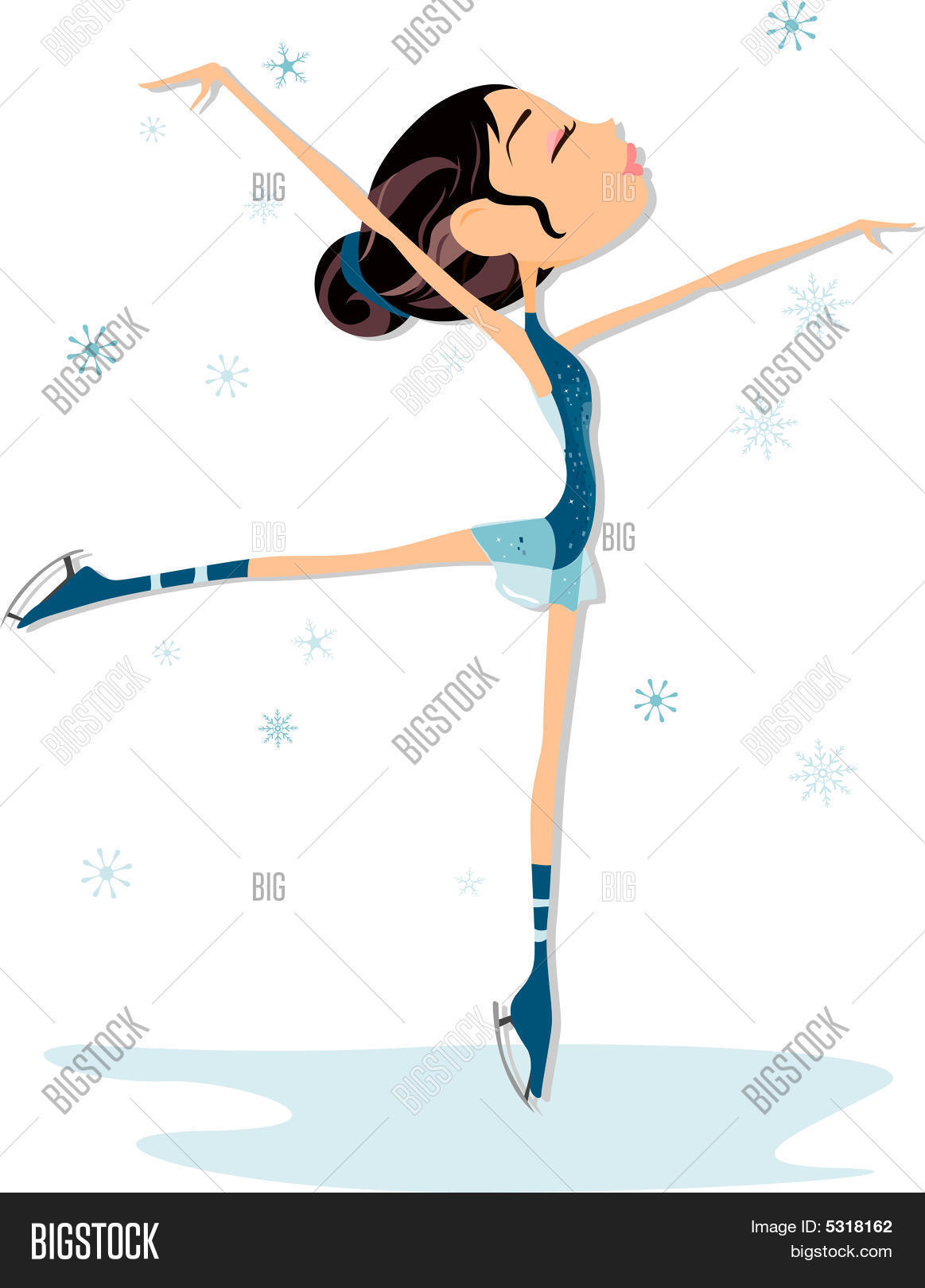 Figure Skating Vector & Photo (Free Trial) | Bigstock
