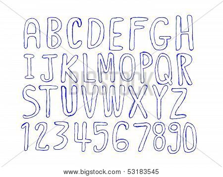 Design Line Font Vector & Photo (Free Trial) | Bigstock